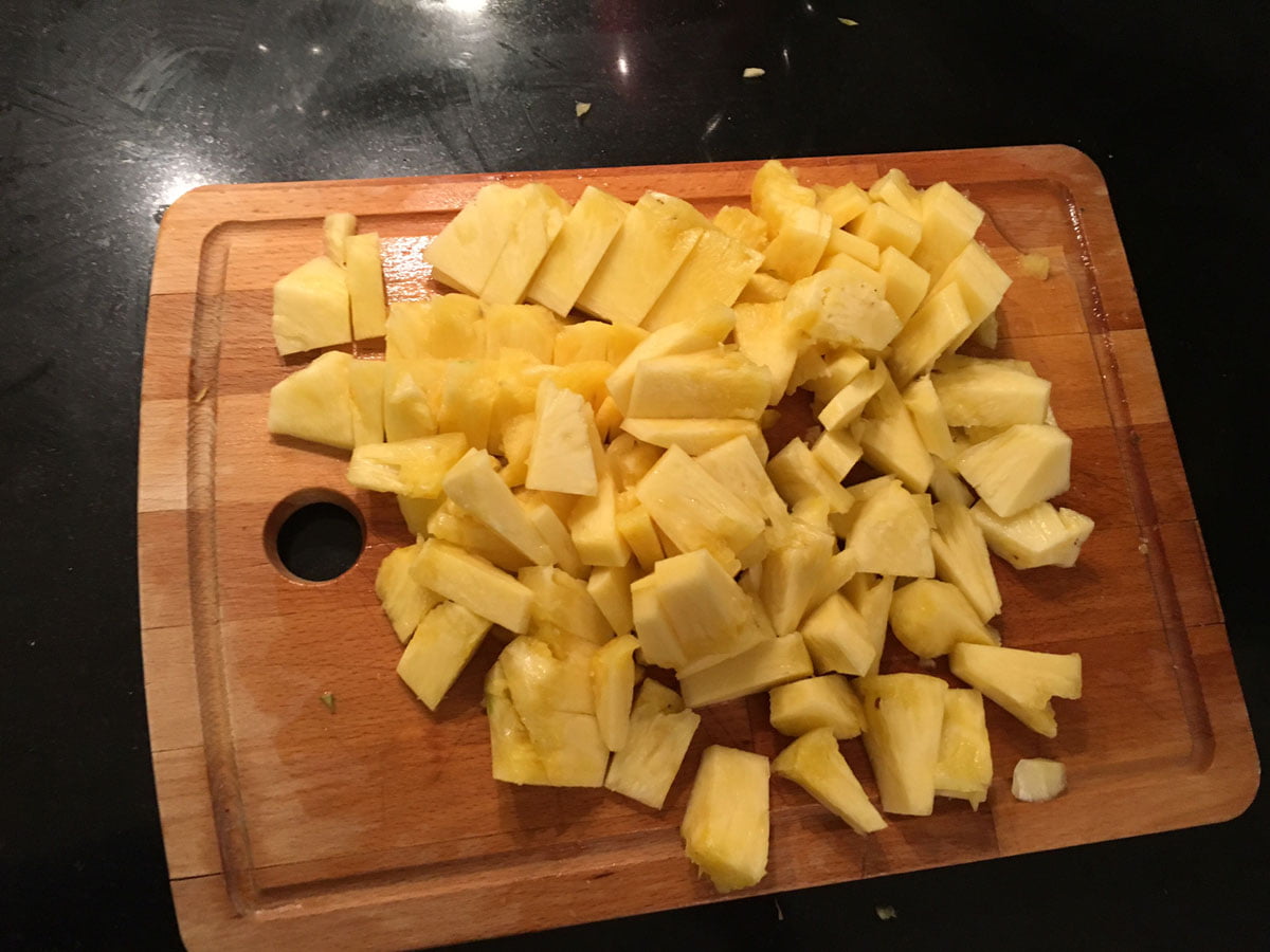 Recette d'un délicieux crumble ananas